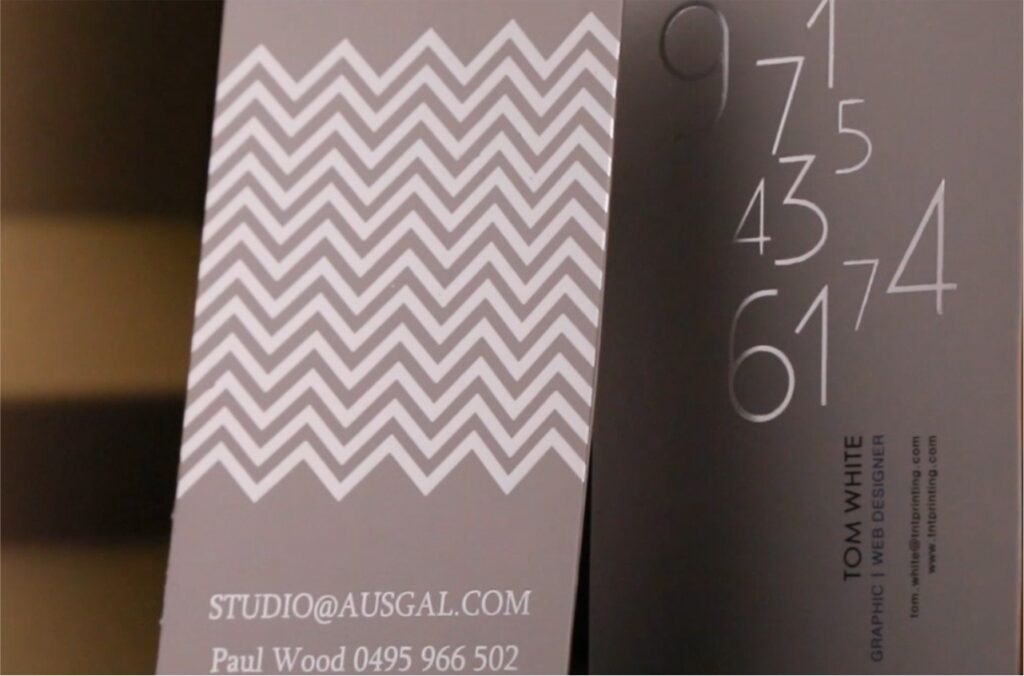 350GSM Mат и Сребро Визит Карти – artprint.mk