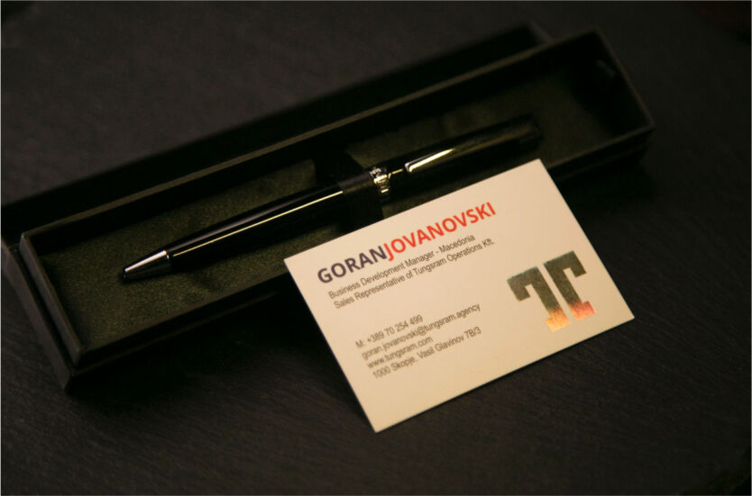 350GSM Мат Визит Карти – artprint.mk